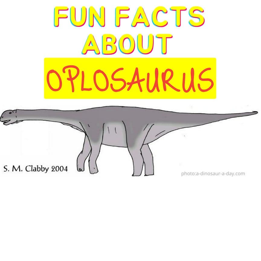 Fun Facts about Oplosaurus - Dinosaur Facts